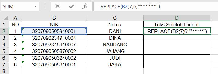 2 Cara Mengganti Teks di MS Excel Dengan Cepat