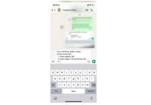 Cara Membuat Pesan WA Pakai Daftar Poin List dan Nomor