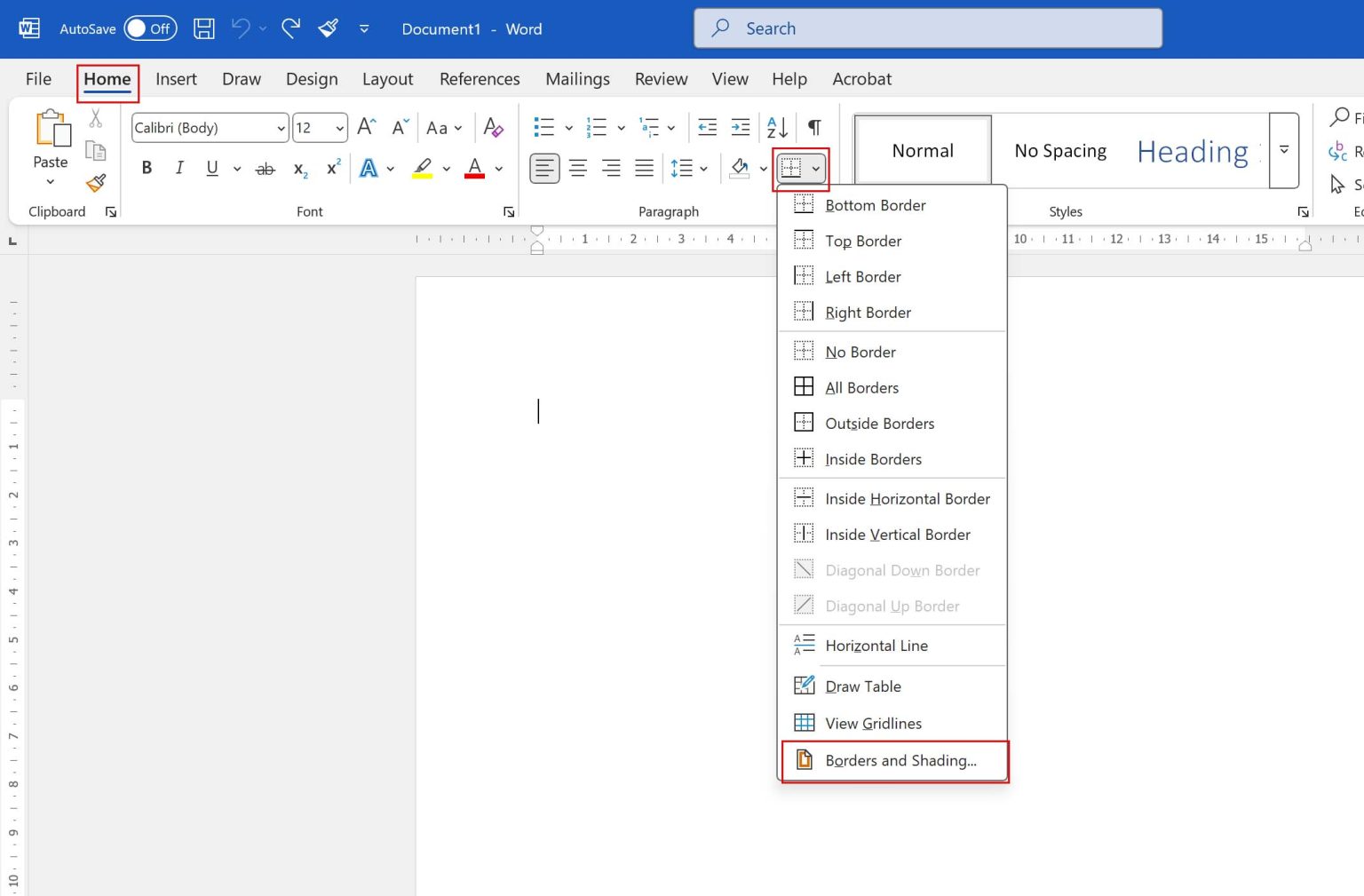 Cara Membuat Border Halaman Sesuai Dengan Ukuran Margin